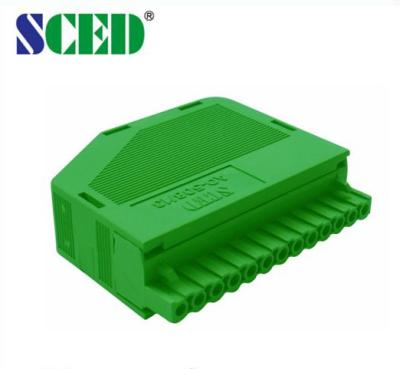 China 5.08mm 13 Pin Plug In Terminal Block Connector PA66 Wire Collect Box for sale