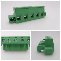 China Plug-in Terminal Block 7.62mm Pitch 300V 18A 2 to 14 Positions Female Connector for sale
