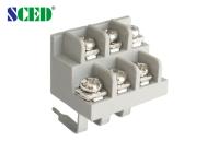 China Multi Level Barrier Terminal Block 10A Brass Tin Plated 7.62mm Pitch for PCB Industrial Applications for sale