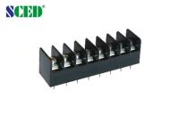 China 10A 300V High Voltage Barrier Terminal Block Connector 6.35mm Pitch 18-22 AWG for sale