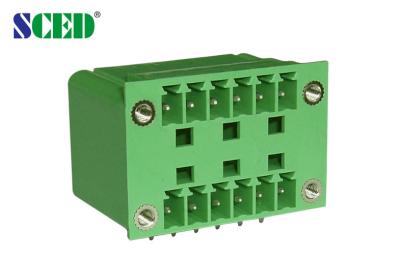 China Male Sockets  Header , Pitch  3.81mm 300V 8A 2 × 2P - 20 × 2P Pluggable Terminal Block for sale