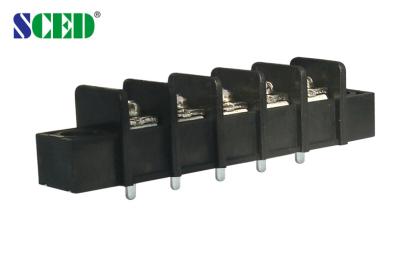 China Barrier Terminal Block 11.00mm Pitch 300V 30A 2-20P Power Terminal Block for PCB for sale