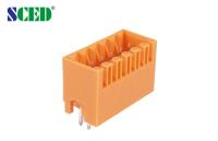 China Pluggable Terminal Block Header Male Sockets 3.50mm Pitch 150V 8A 2 to 24 Positions Double Level for sale