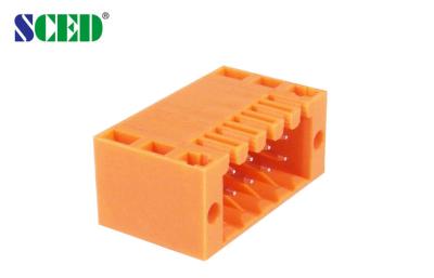 China Pluggable Terminal Block Header Male Sockets 150V 8A 2x2P to 22x2P Pitch 3.50mm PCB Connector for sale
