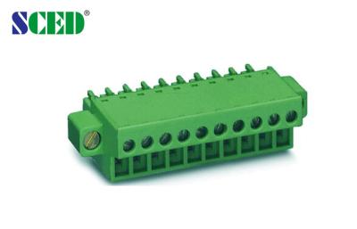 China 3.81mm Pitch 300V 8A Plug-in Terminal Block Plug Female Sockets 2P to 20P for sale