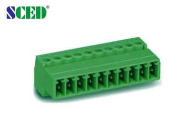China Plug - in Terminal Block  Plug  Male Sockets  Pitch 3.81mm  300V 8A  2P - 22P for sale