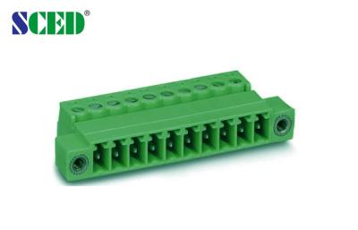 China Plug - in Terminal Block   Pitch 3.81mm  Plug  Male Sockets   300V 8A  2P - 20P for sale