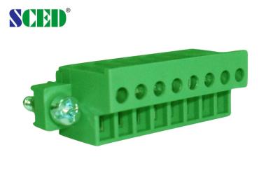 China Plug-in Terminal Block 3.81mm Pitch 300V 8A 2P-22P Female Socket PCB Connector for sale