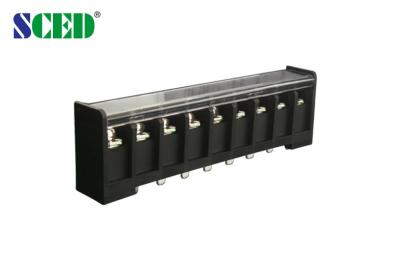 China 17.00mm Pitch 600V 57A 9P Barrier Terminal Block Power Terminal Block for sale