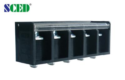 China Pitch 20.00mm 600V 75A 2-14P Barrier Terminal Block Power Terminal Block for sale