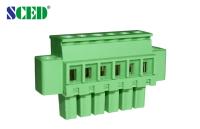 China 3.50mm Pitch Plug Female Socket Terminal Block 300V 8A 2P to 20P PCB Connector for sale