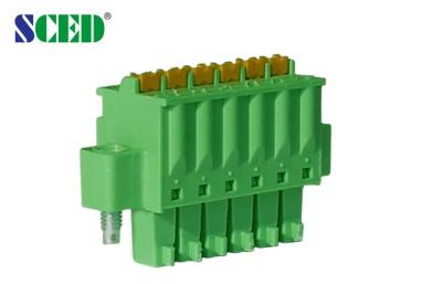 China Plug-in Terminal Block 3.50mm Pitch 300V 8A 2P-20P Female Socket PCB Connector for sale