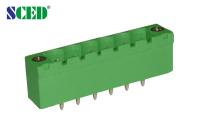 China Plug-in Terminal Block Male Header Pitch 5.08mm 300V 18A 2-22P PCB Connector for sale