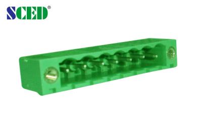 China Plug - in Terminal Block   Header  Male Sockets  Reverse Plug - in direction Pitch 5.08mm  300V 18A  2 - 22P for sale