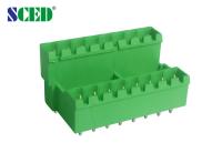 China Plug-in Terminal Block Header Male Sockets 5.08mm Pitch 300V 18A 2x2P to 24x2P for sale