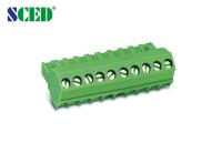 China 5.08mm Pitch Pluggable Terminal Block Female Plug 300V 18A 2-22 Positions for sale