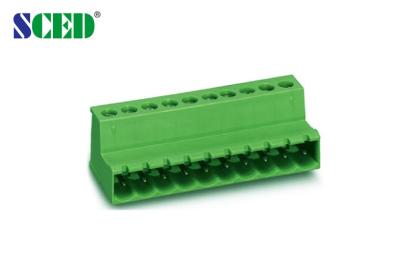 China 5.08mm Pitch Pluggable Terminal Block Male Plug 300V 18A 2P to 22P PCB Connector for sale
