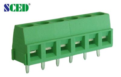 China PCB Screw Terminal Block 5.08mm Pitch 300V 10A Euro Type Raising Series for sale