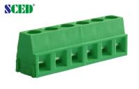 China 5.08mm Pitch 300V 10A Screw Terminal Block 2P to 24P Euro Type Raising Series for sale