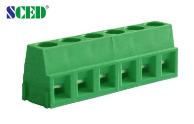 China 5.08mm Pitch 300V 10A Screw Terminal Block 2P to 24P Euro Type Raising Series for sale