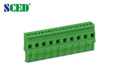 China Female Plug-in Terminal Block 7.62mm Pitch 300V 18A 2-16 Positions PCB Connector for sale
