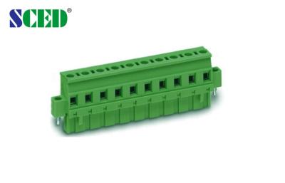 China Pitch 7.62mm   300V 18A   2P - 14P   Plug - in terminal block for sale