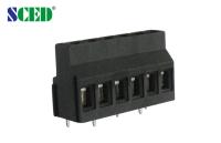 China Pitch 5.08mm 300V 10A 2P-24P PCB Screw Terminal Block Euro Type Raising Series for sale
