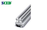 China Din Rail Terminal Blocks   Terminal width 5.2mm    300V 20A    AWG28 - 12 for sale