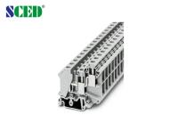 China AWG 24 - 6    300V 65A      Din Rail Terminal Blocks     Terminal width 10.2mm for sale