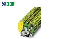 China 4mm² Feed Through DIN Rail Terminal Blocks TR-KG3N-02 with 0.6-0.8 Nm Torque for Industrial Control Systems for sale