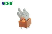 China Electric DIN-Rail Terminal Block Accessories 5.0mm x 5.0mm with 30A Rating for PCB Mounting for sale