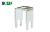 China Centre Space 40A Terminal Block Accessories - PCB Mount Electrical Components with Brass/Copper Construction for sale