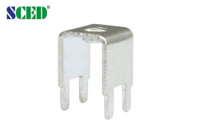 China Centre Space 40A Terminal Block Accessories - PCB Mount Electrical Components with Brass/Copper Construction for sale
