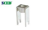 China 50A Terminal Block Accessories Center Space Terminal Component Brass Copper Tin Plated for sale