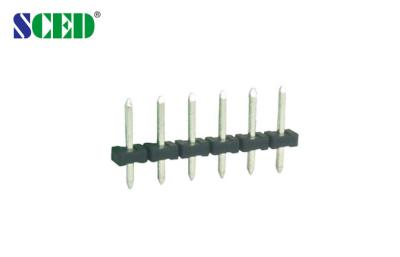 China PA66 Plug in Terminal Block 300V 18A Brass Tin Plated PCB Terminal Strip for sale