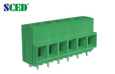 China Pitch 5.08mm 7.62mm 10.16mm Screw Terminal Block 300V 57A UL94 V-0 PA66 Din Rail Solder Pin for sale