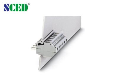 China Through Panel Mount Terminal Block Vertical Wire Inlet Feed Through 15A 300V 12-28 AWG for sale