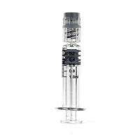 China China Factory 1ml Luer Lock Glass Syringes with Blunt Needle for sale