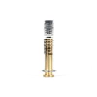 China 1mL Luer Lock Glass Syringe with Metal Golden Plunger for sale