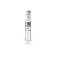 China Clear Plastic Plunger Luer Lock Glass Syringe MOQ 1 piece for sale