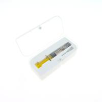 China CBD Oil Glass Syringe Luer Lock THC Oil Syringe 1ml Empty Luer Cap Glass Syringe for sale