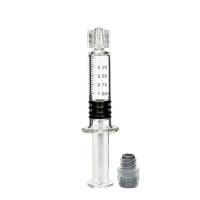 China 1ml Luer Lock Glass Syringe For Essential Oil Cosmetic Medical Syringes for sale