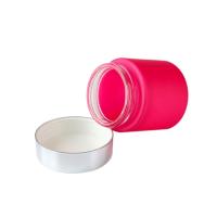 China Straight Sided Glass Weed Jar Glass Storage Container For Weed for sale