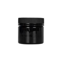 China Kush Pack Childproof Lid Black Plastic Weed Jar Smell Proof Airtight PET Jar for sale