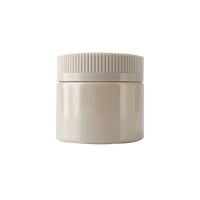 China Child Resist Weed Jar PET Plastic Marijuana Storage Canister with Childproof Cap for sale