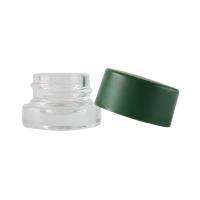 China Thick Wall 5ml Glass Concentrate Jar Childproof Wax Concentrate Container for sale