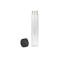 China Clear Glass Preroll Tubes 120mm Length Plastic Lid Child Resistant for sale