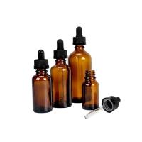 China Tamper Evident Cap Glass Dropper Bottle for THC Oil Amber Blue Black Child Resistant Glass Bottle with Dropper for sale