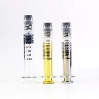China Luer Lock Glass Syringes with Metal or Plastic Plunger Essential Oil Syringe 0.5ml 1ml 2.25ml 3ml 5ml for sale