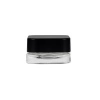 China 9ml Child Resistant Qube Clear Glass Concentrate Jar Packaging for sale